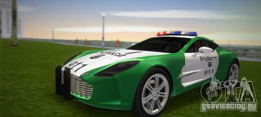 Aston Martin One-77 police для GTA Vice City