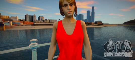 Emma Watson red dress для GTA San Andreas