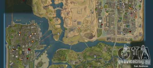 HD MAP - GTA SA DE для GTA San Andreas Definitive Edition