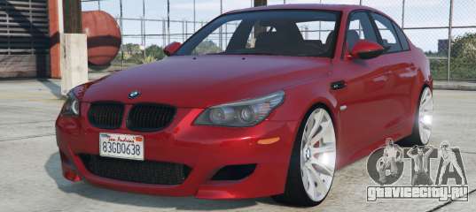 BMW M5 (E60) Ruby Red [Replace] для GTA 5