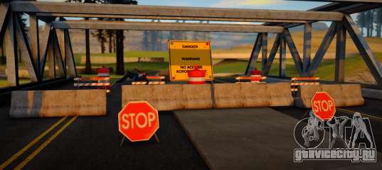 Proper Roadblock Collision для GTA San Andreas