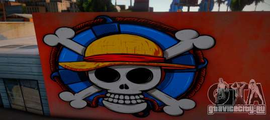 One Piece Icon Mural для GTA San Andreas