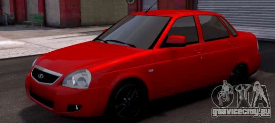 Lada Priora Red Color для GTA 4
