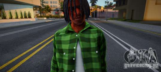 [HQ] grove with dreads для GTA San Andreas