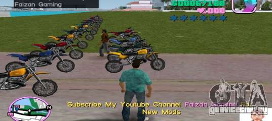 Spawn Sanchez Bike для GTA Vice City