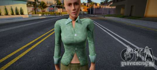 Обычная женщина в стиле КР 5 для GTA San Andreas