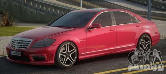 Mercedes-Benz W221 AMG W12 Biturbo Red для GTA San Andreas