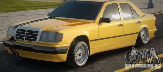Mercedes-Benz W124 Yellow для GTA San Andreas